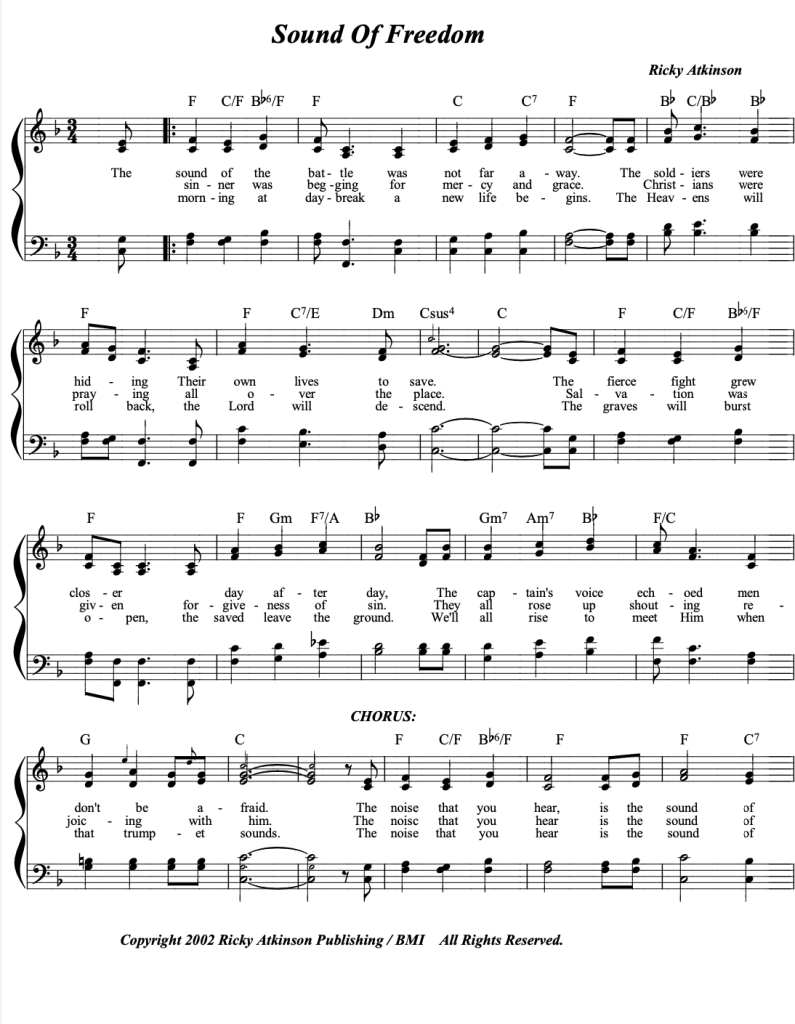 Sounds of Freedom – Ricky Atkinson & Compassion